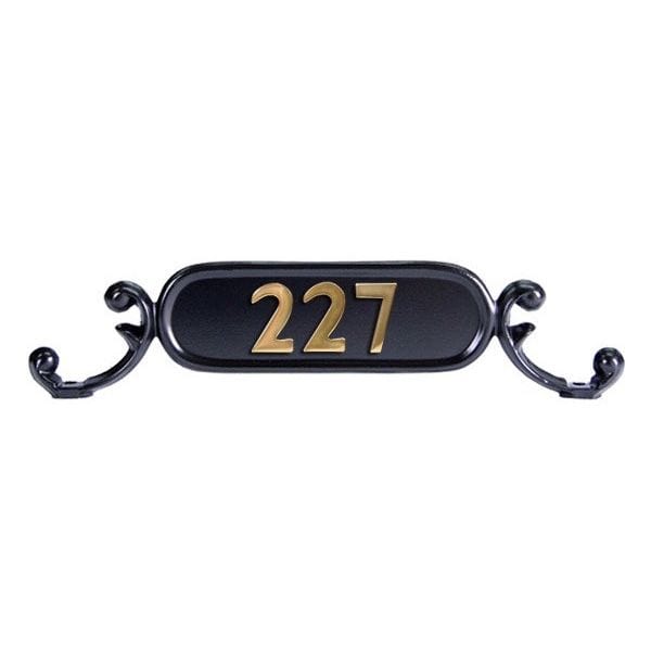 Imperial #1 Number Plate with 2-inch brass numbers – Carolina Mailboxes ...